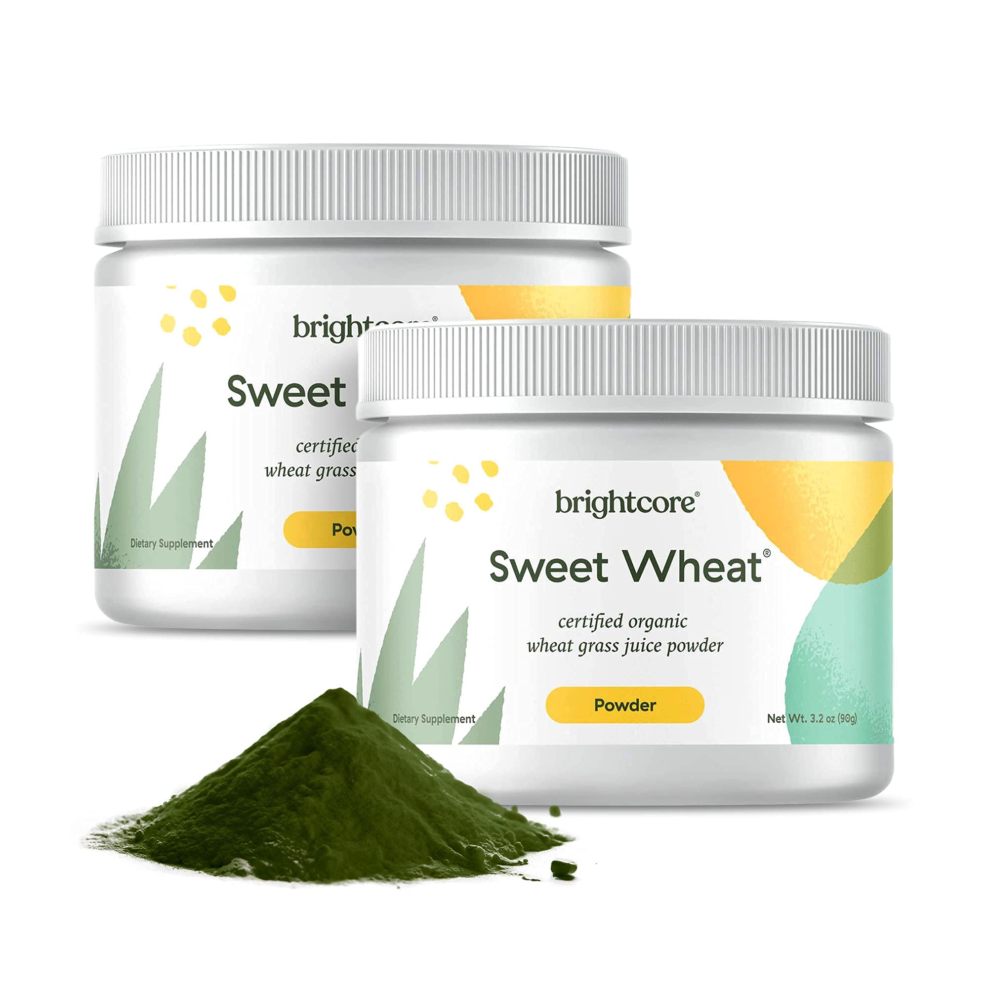 Natural energy from wheatgrass powder