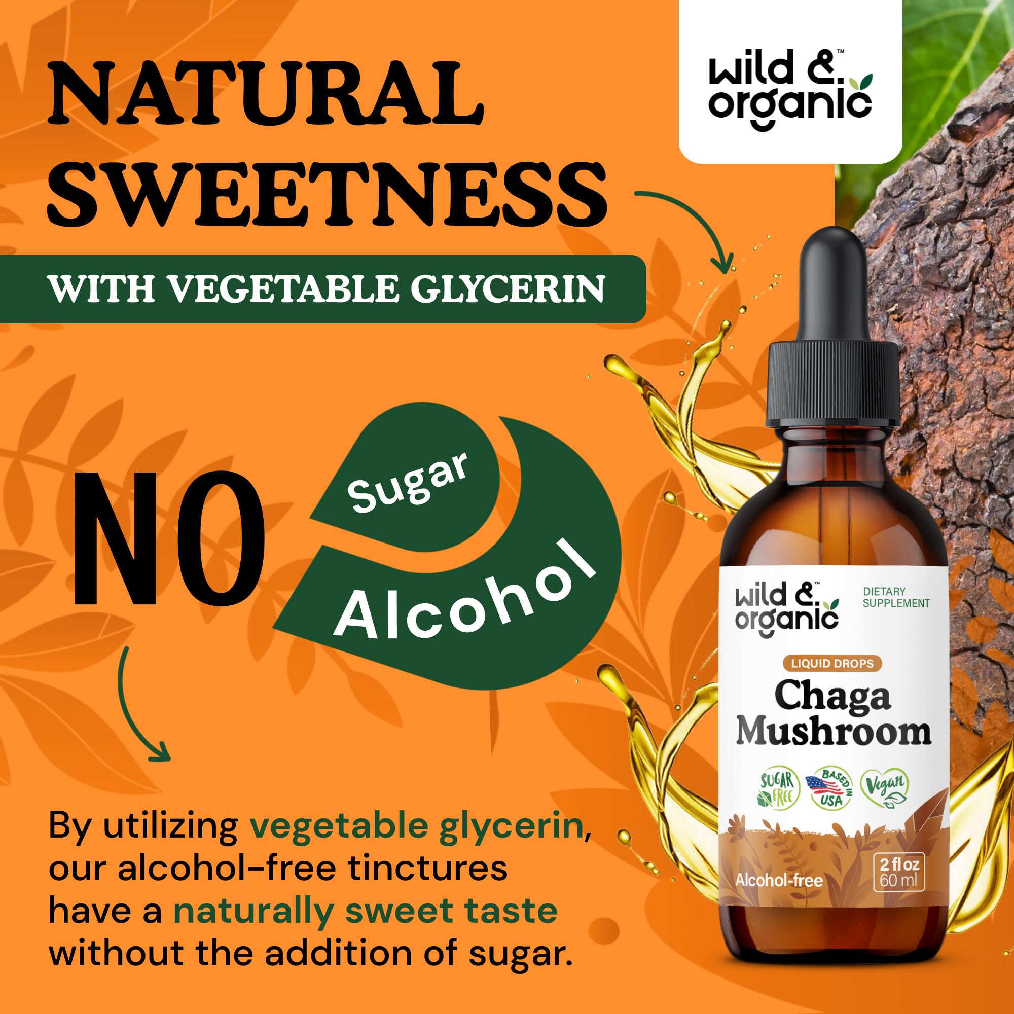 natural energy from wild chaga mushrooms