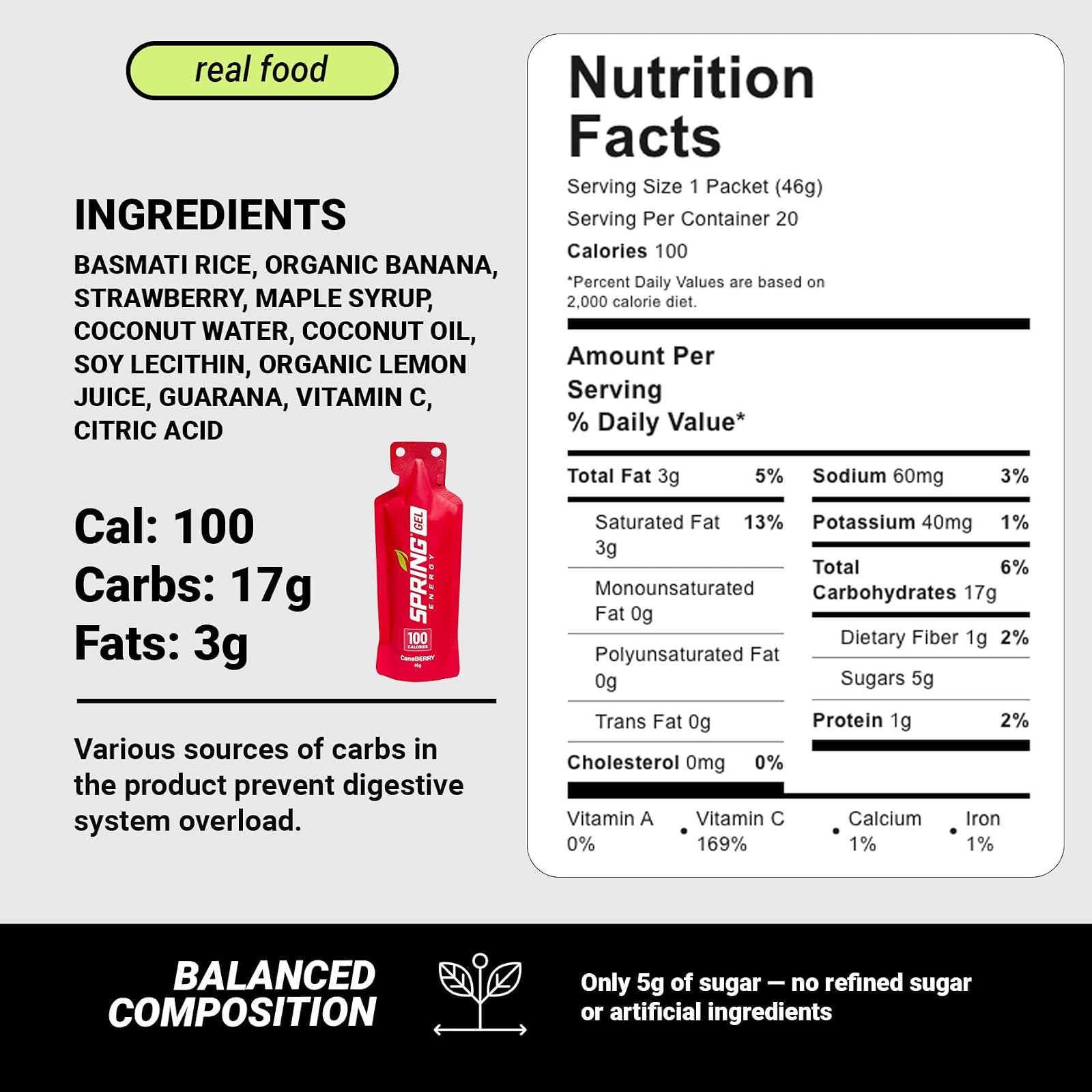 natural energy gel for athletes