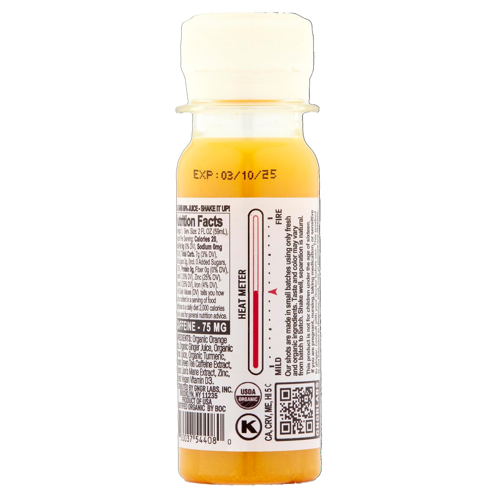 natural energy ginger drink