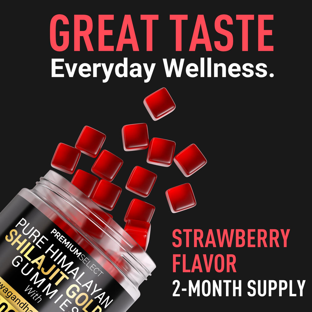 Natural energy gummies with fulvic acid