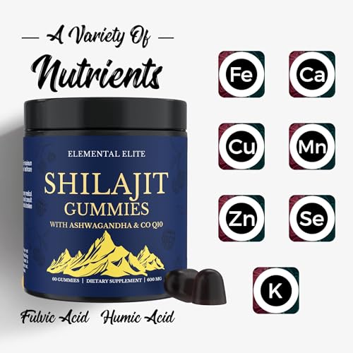 Natural energy gummies with trace minerals
