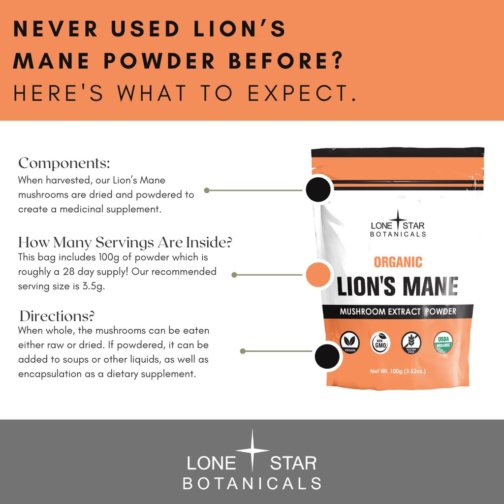 Natural energy Lion's Mane powder