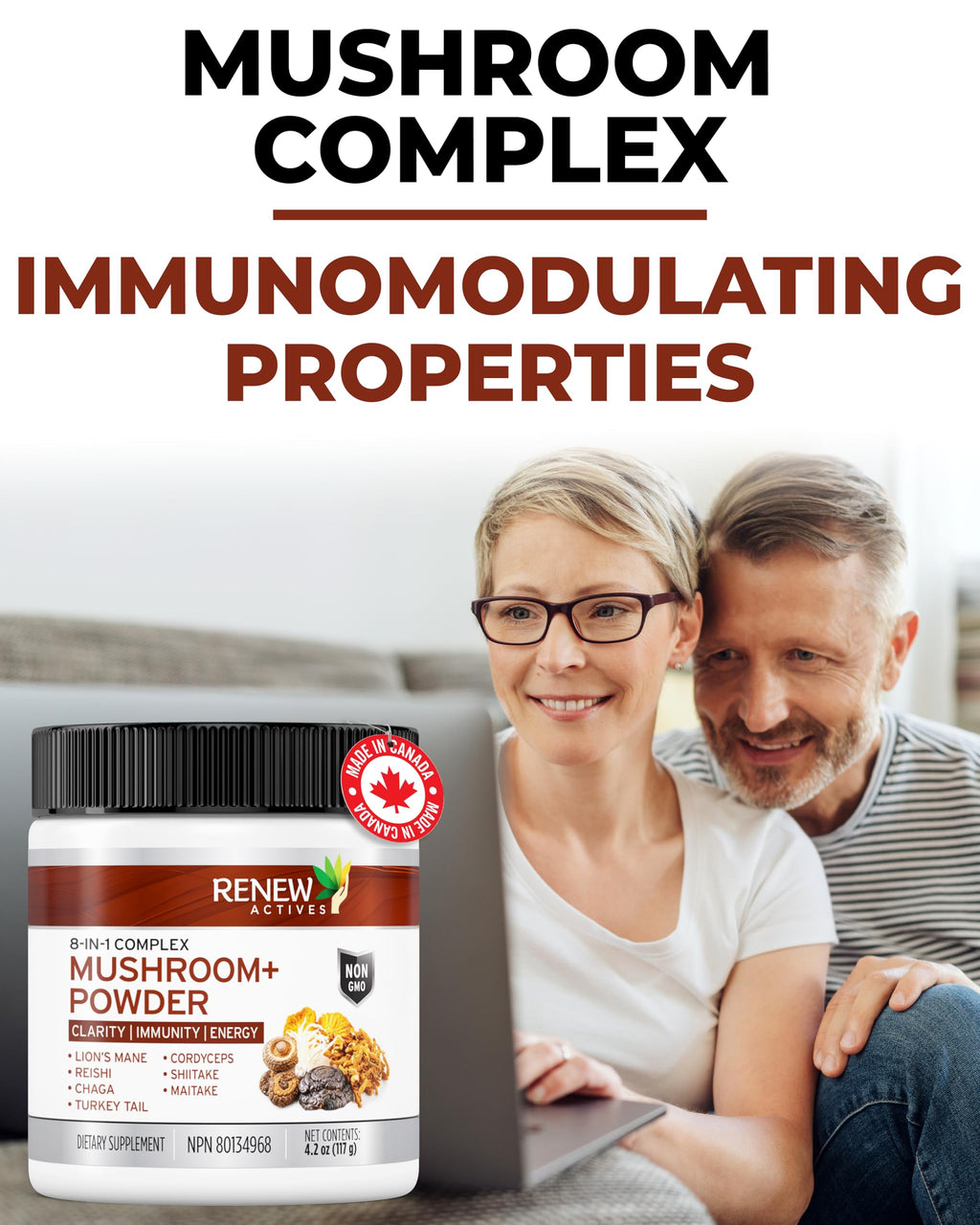 natural energy mushrooms supplement