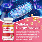 natural energy NAD+ supplement gummies