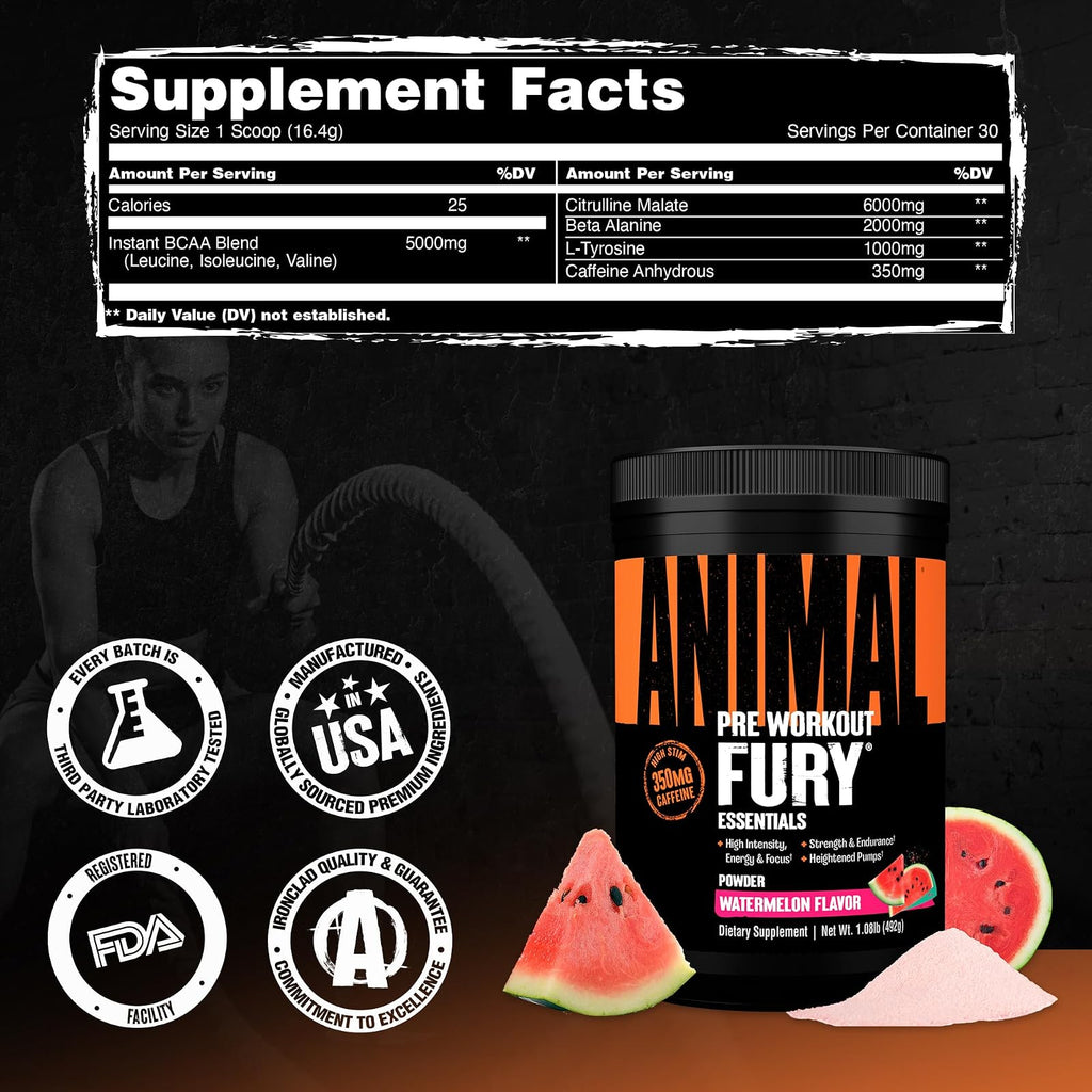 natural energy pre-workout supplement