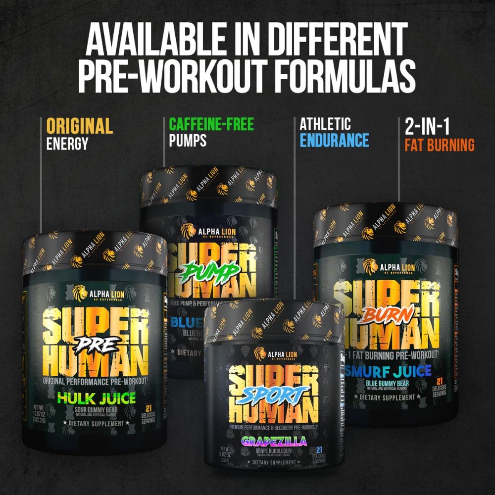 natural energy pre-workout supplement