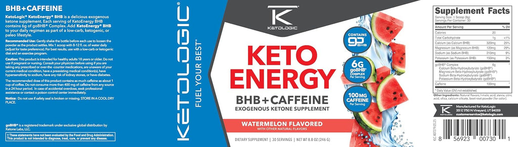 Natural energy source for keto diet