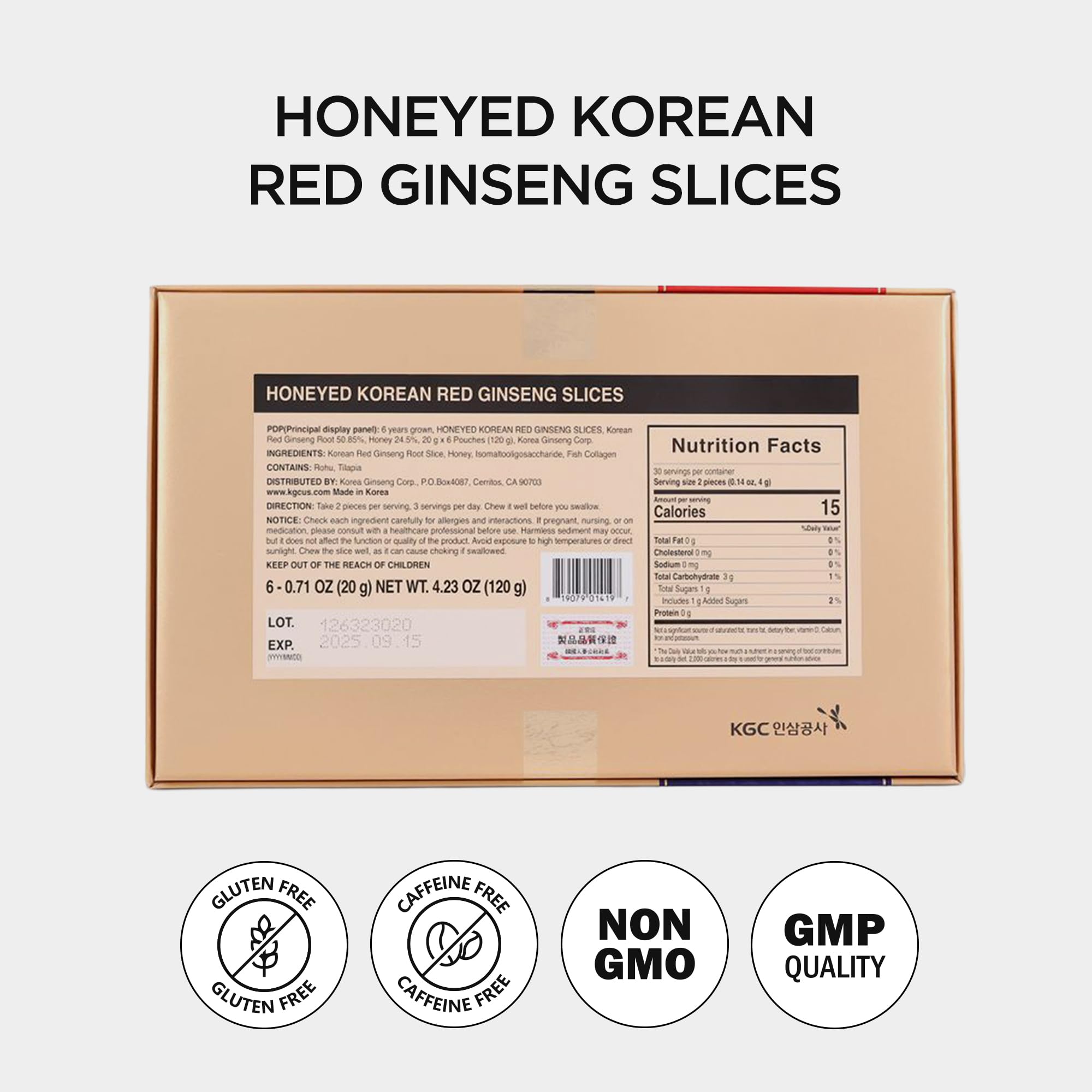 Natural energy source with red ginseng