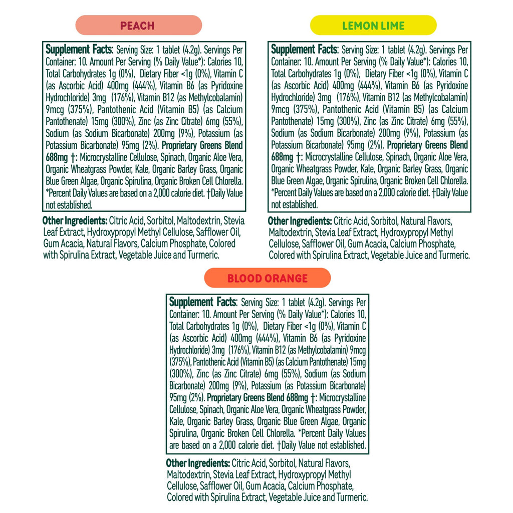 natural energy spirulina tablets