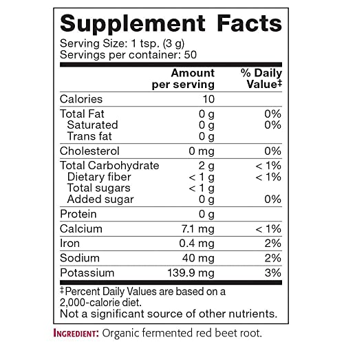 natural energy supplement with beetroot