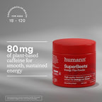 Natural energy supplement with caffeine
