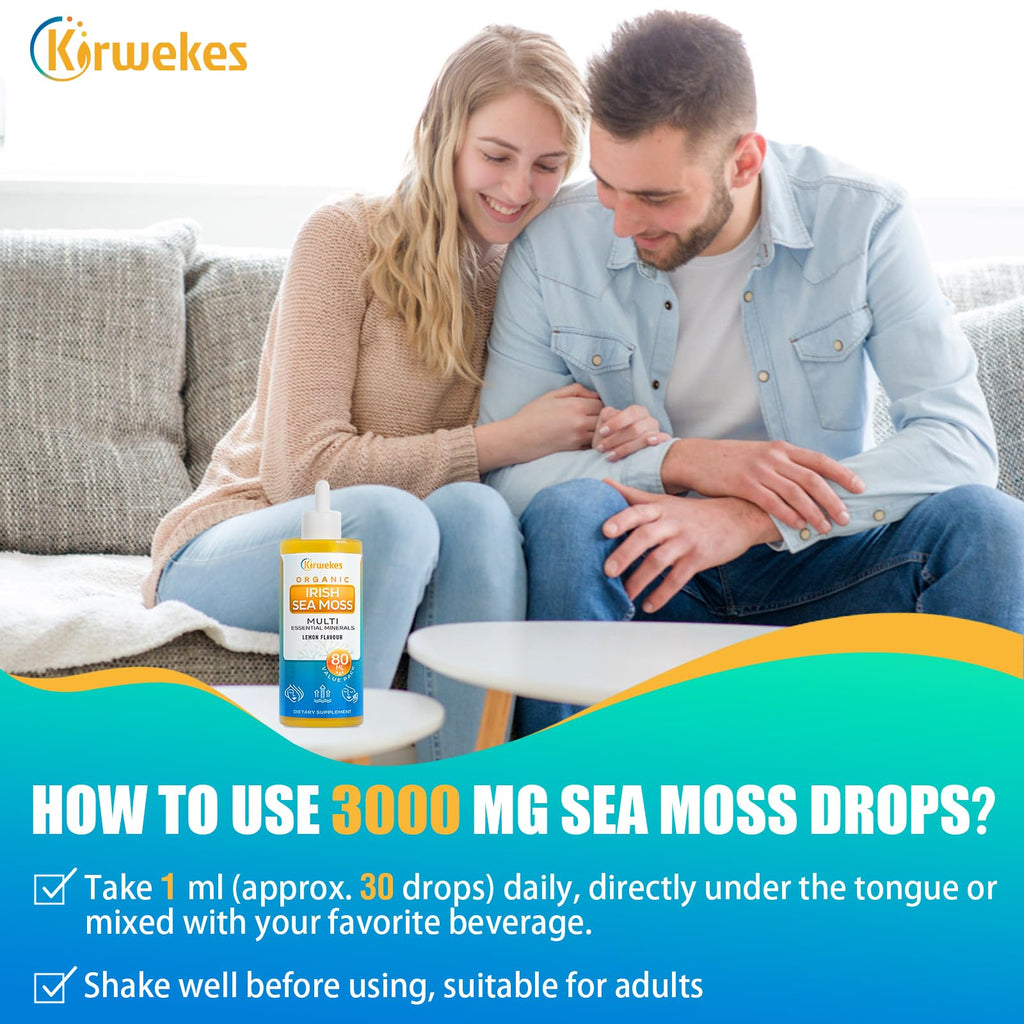 Natural energy supplement with Sea Moss