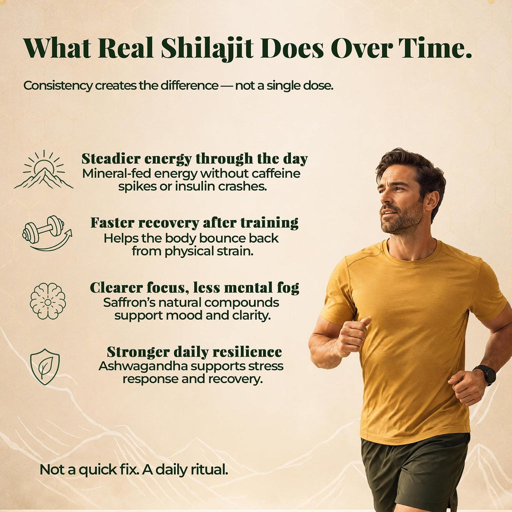 Natural energy supplement with Shilajit