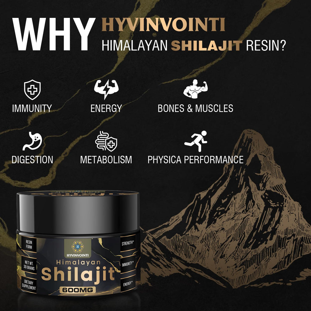 Natural energy supplement with Shilajit