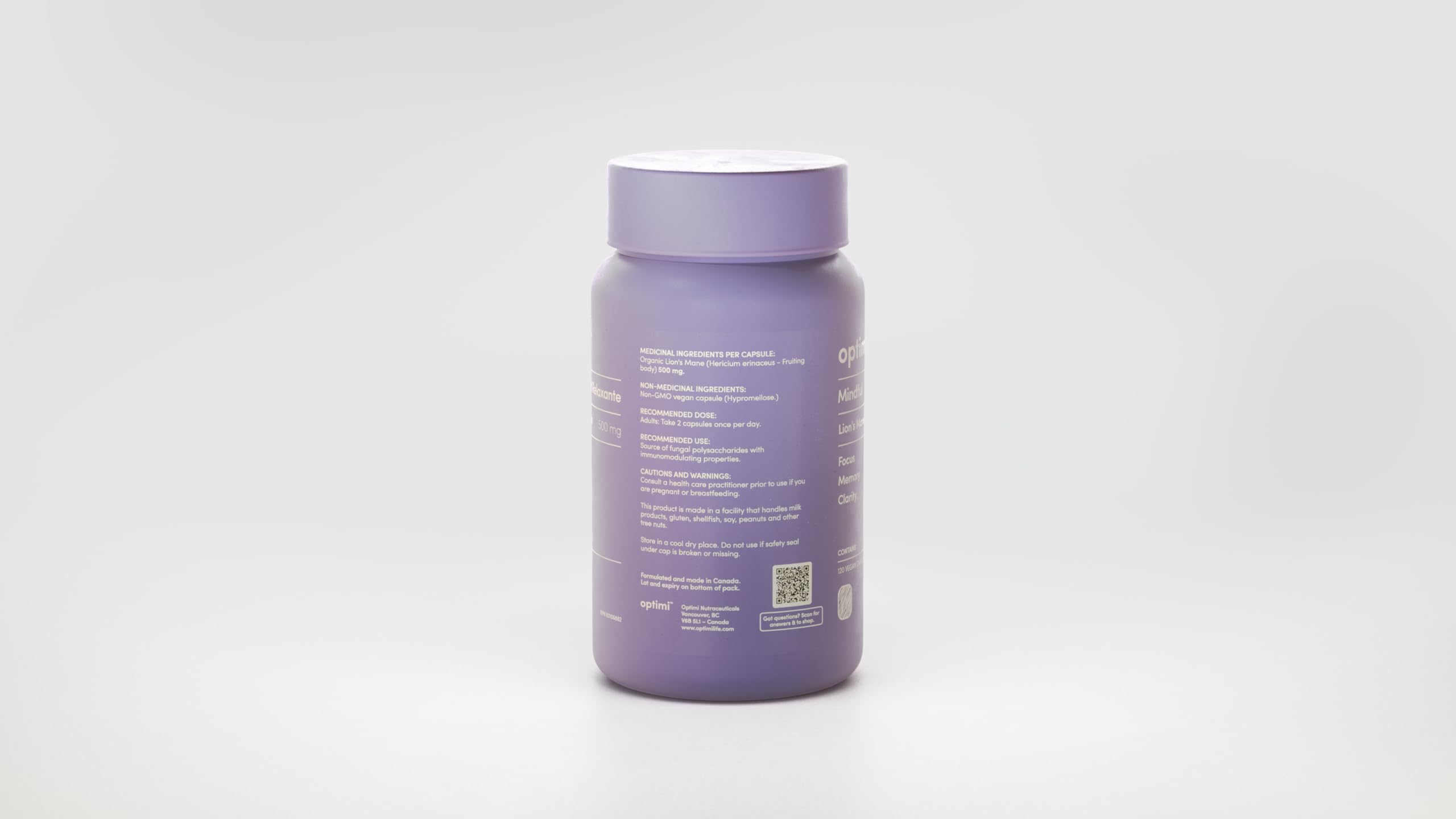 Natural energy support from Optimi mushrooms