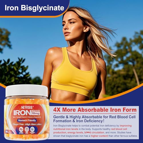 natural energy support iron gummies