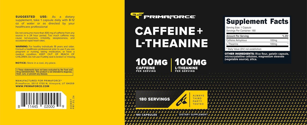 natural energy support l-theanine