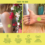 Natural energy support patches