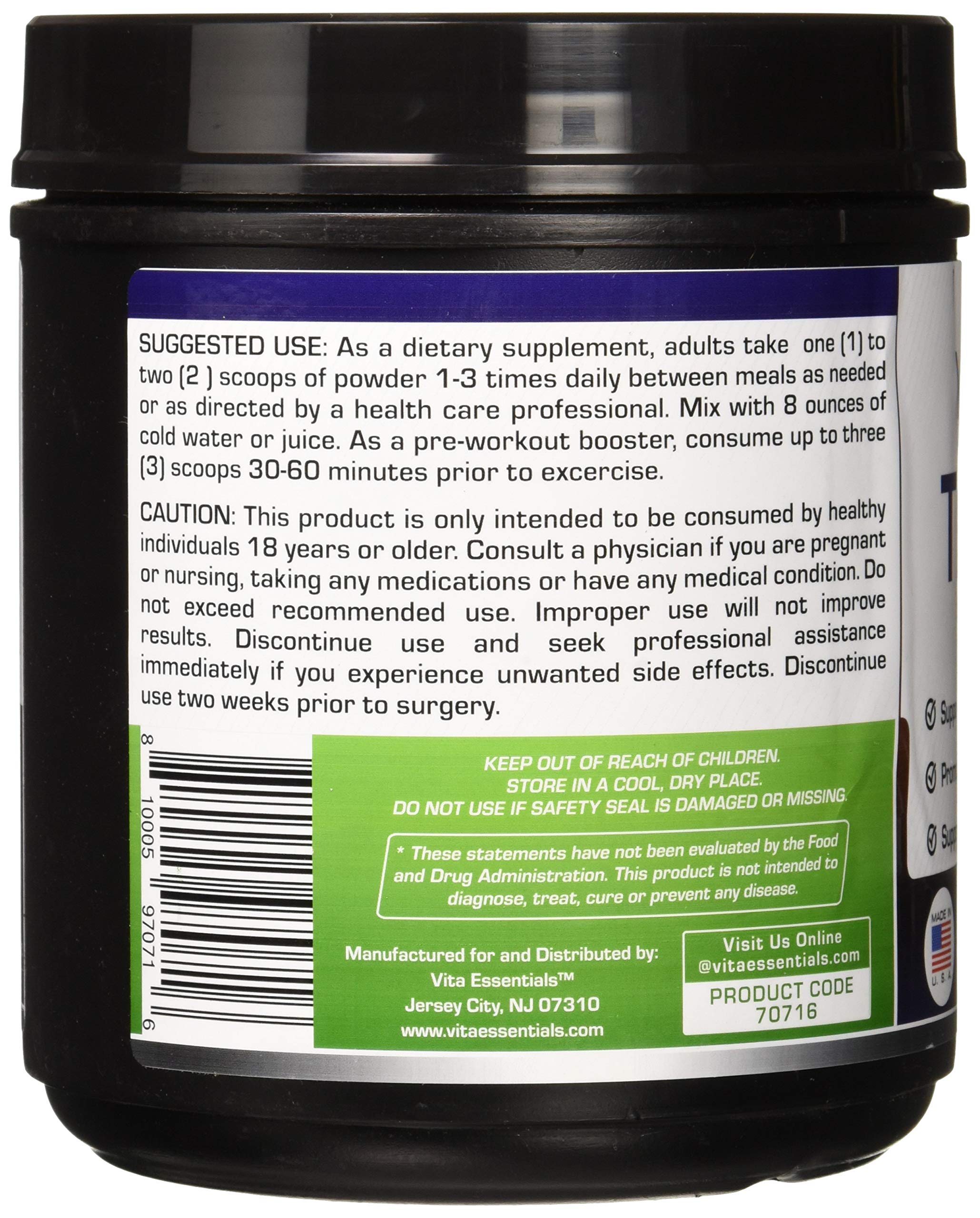 natural energy support taurine powder