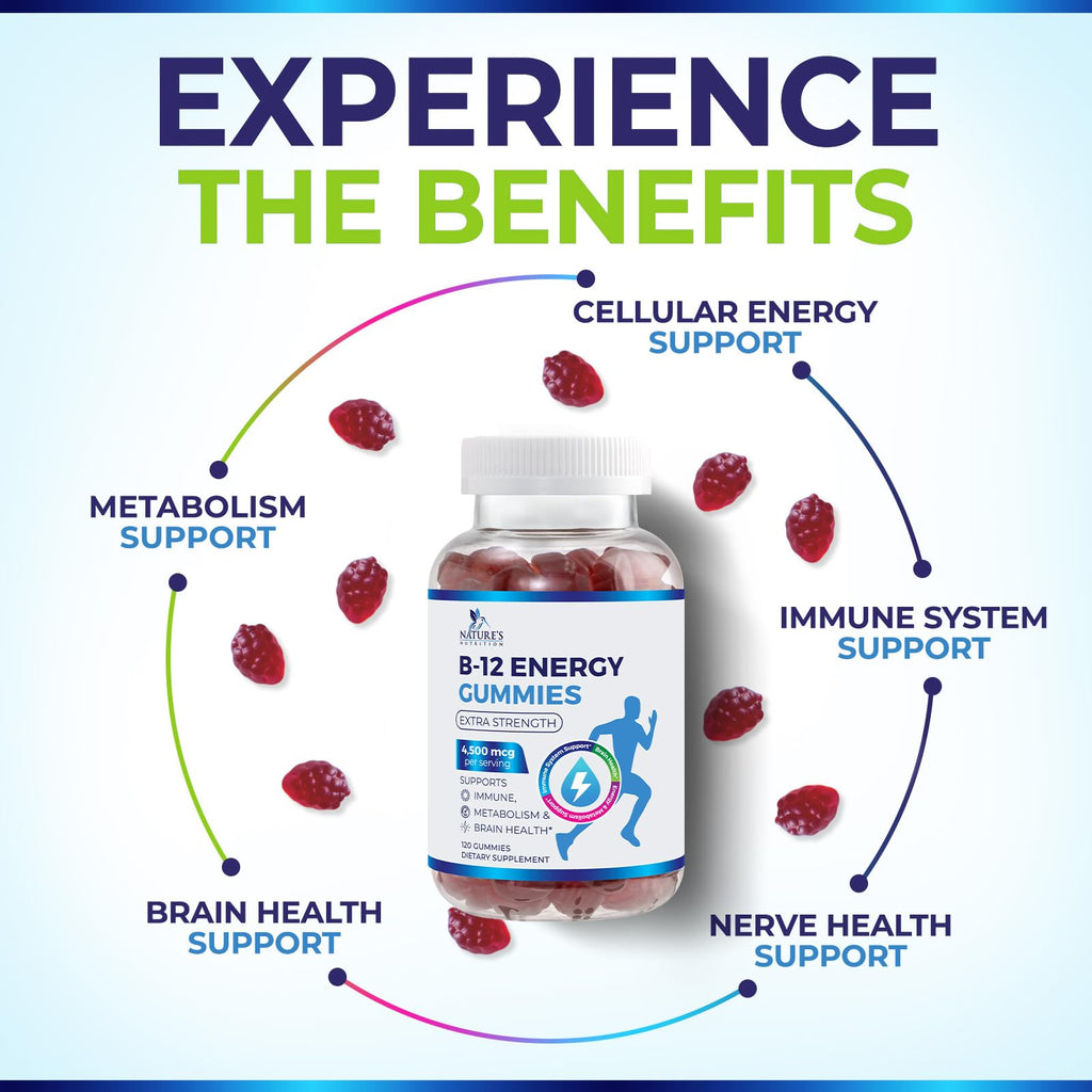 natural energy support with B12 vitamins