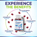natural energy support with B12 vitamins