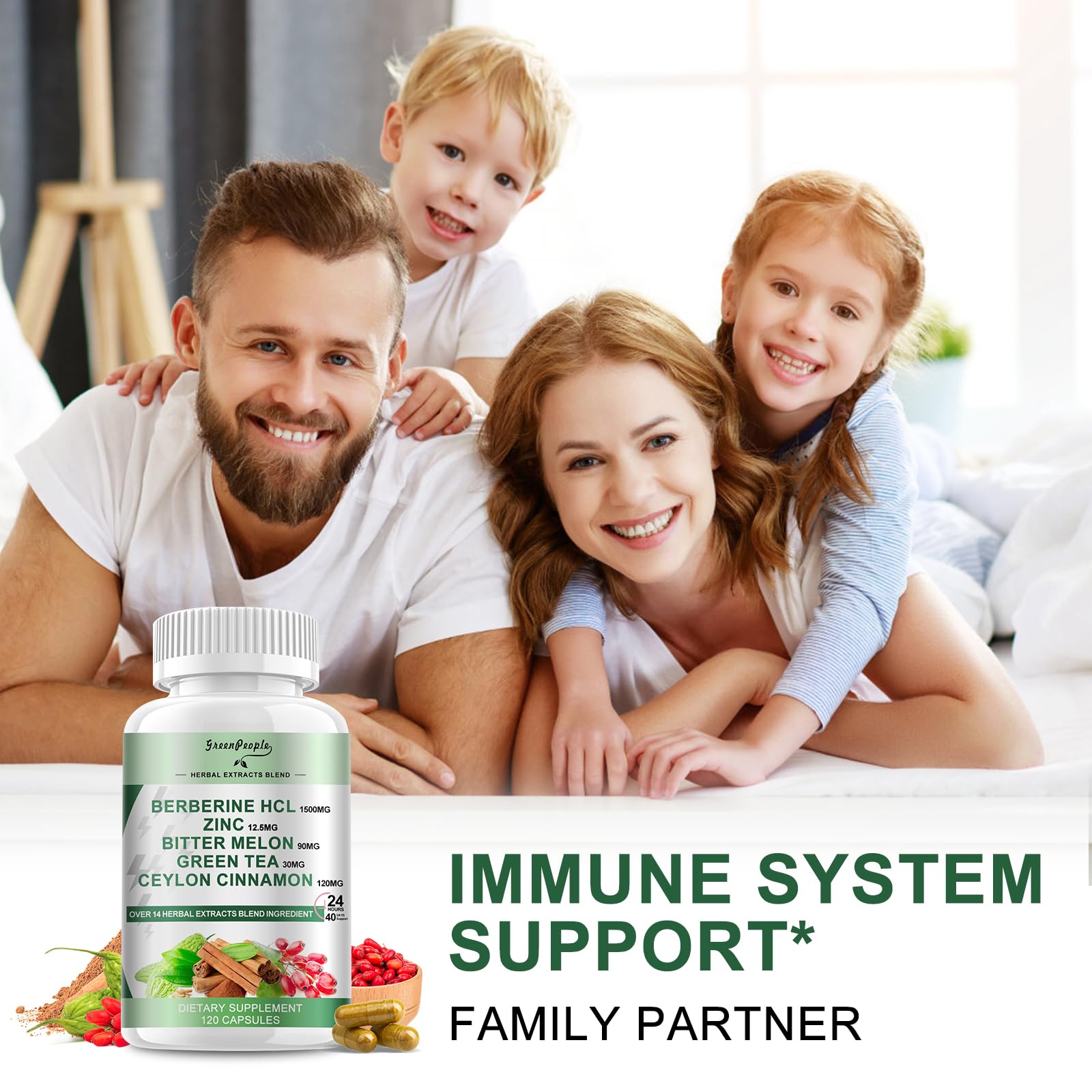 Natural energy support with Berberine