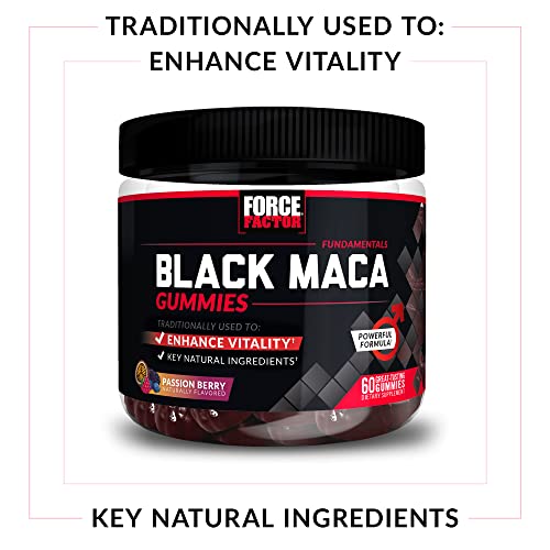 Natural energy support with black maca