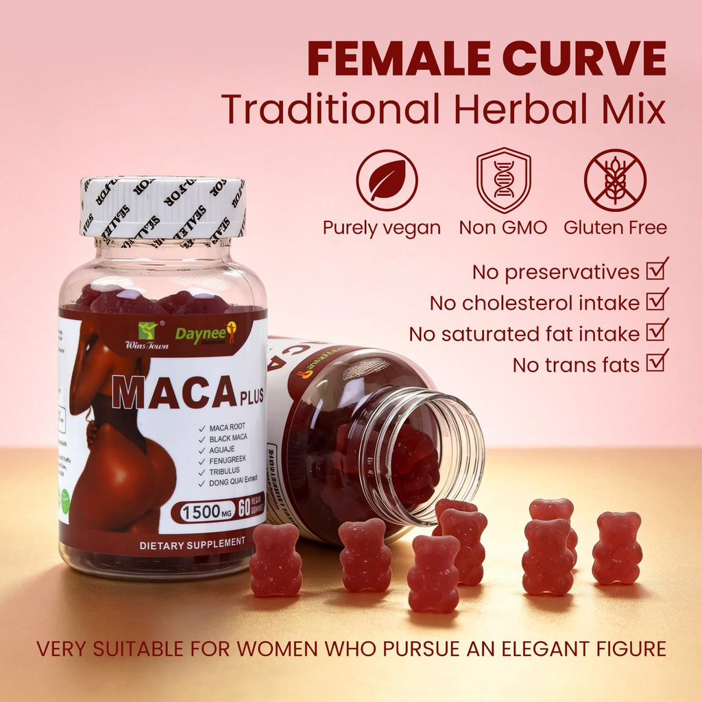 Natural energy support with black maca