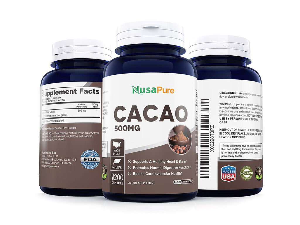 Natural energy support with Cacao