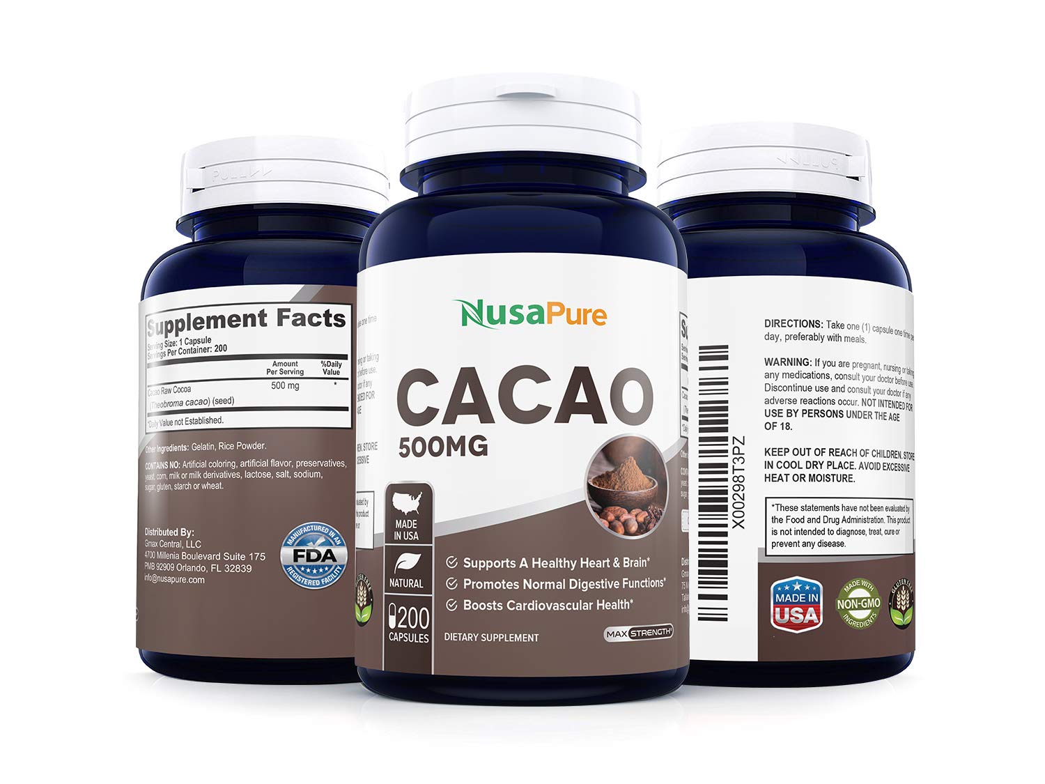 Natural energy support with Cacao