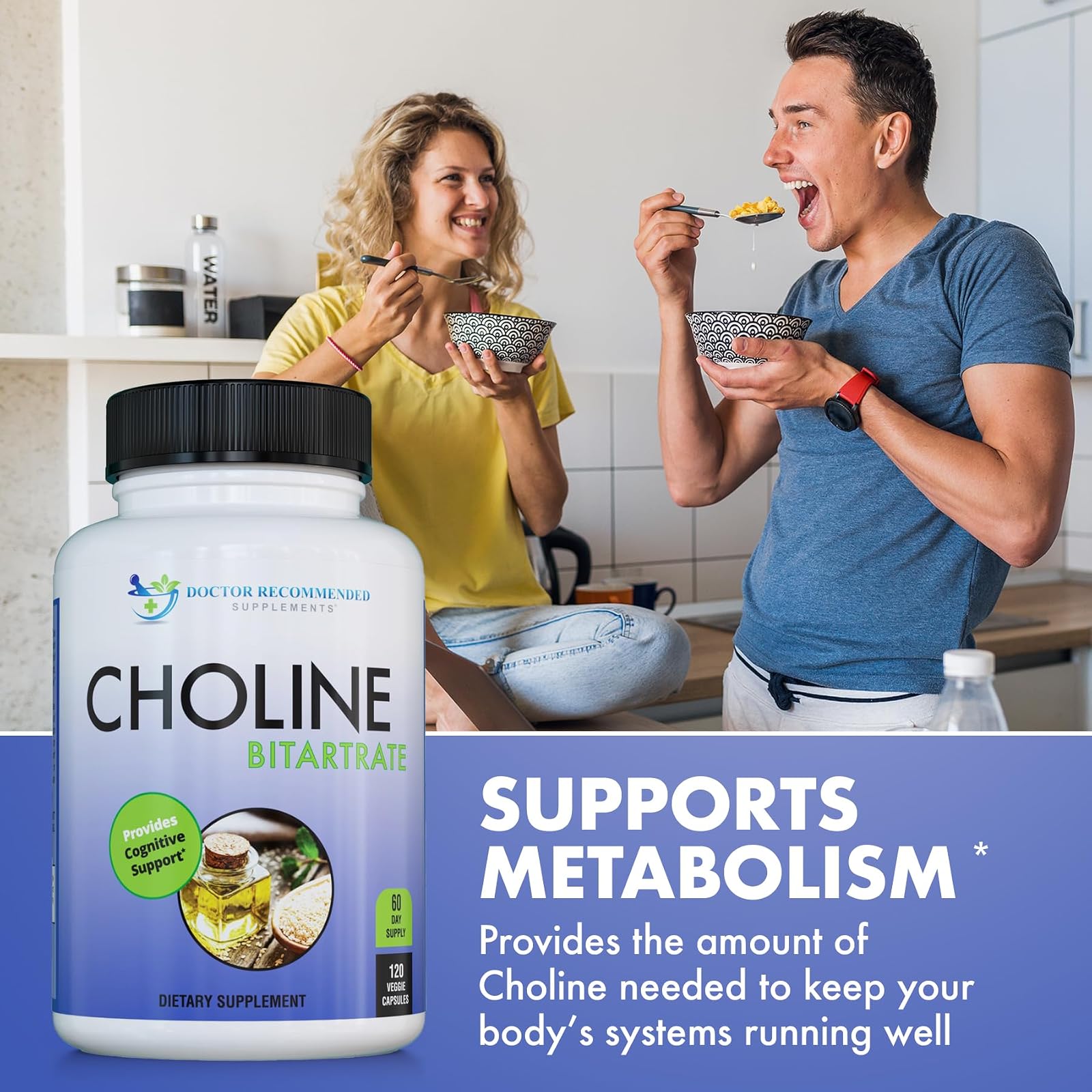 Natural energy support with choline