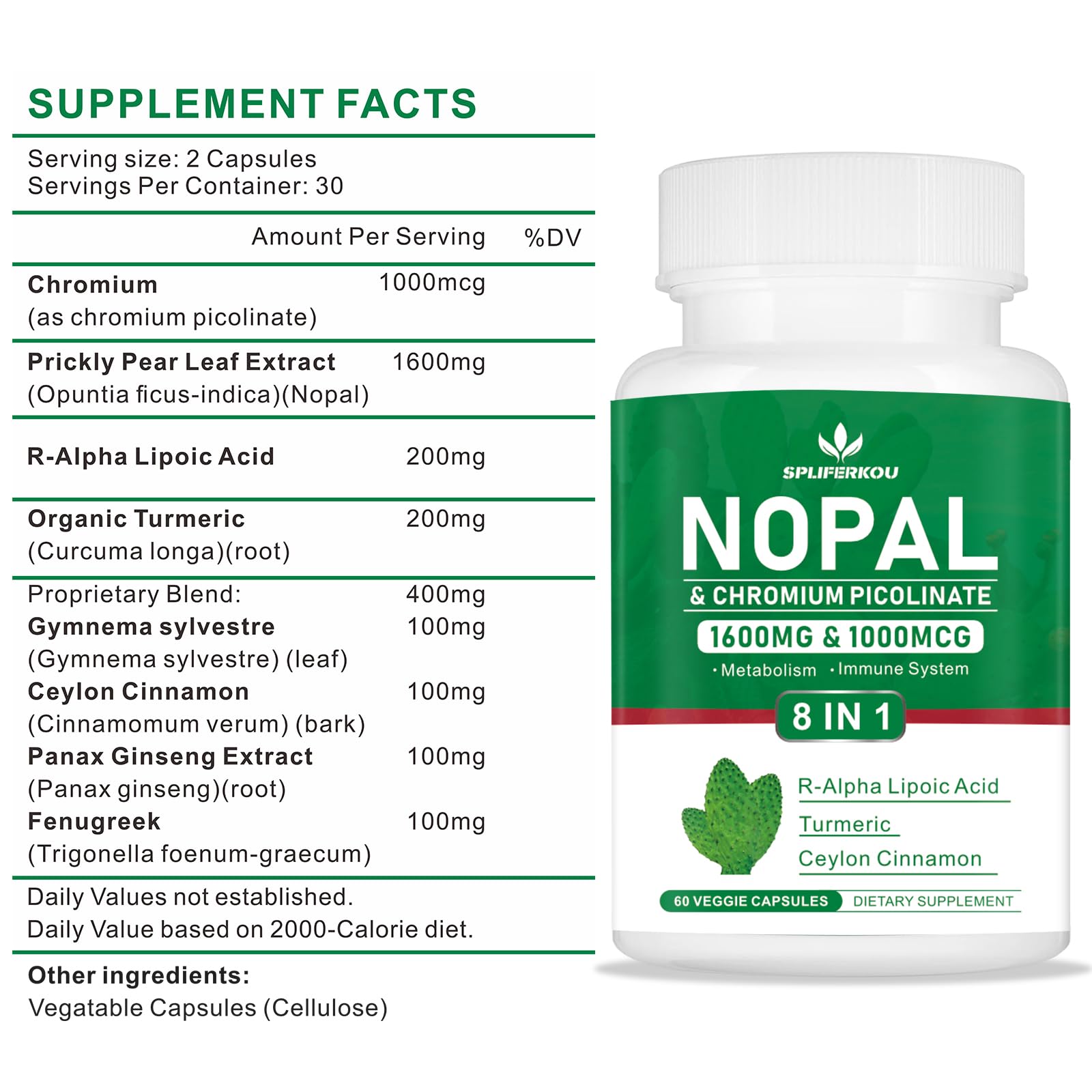 natural energy support with chromium