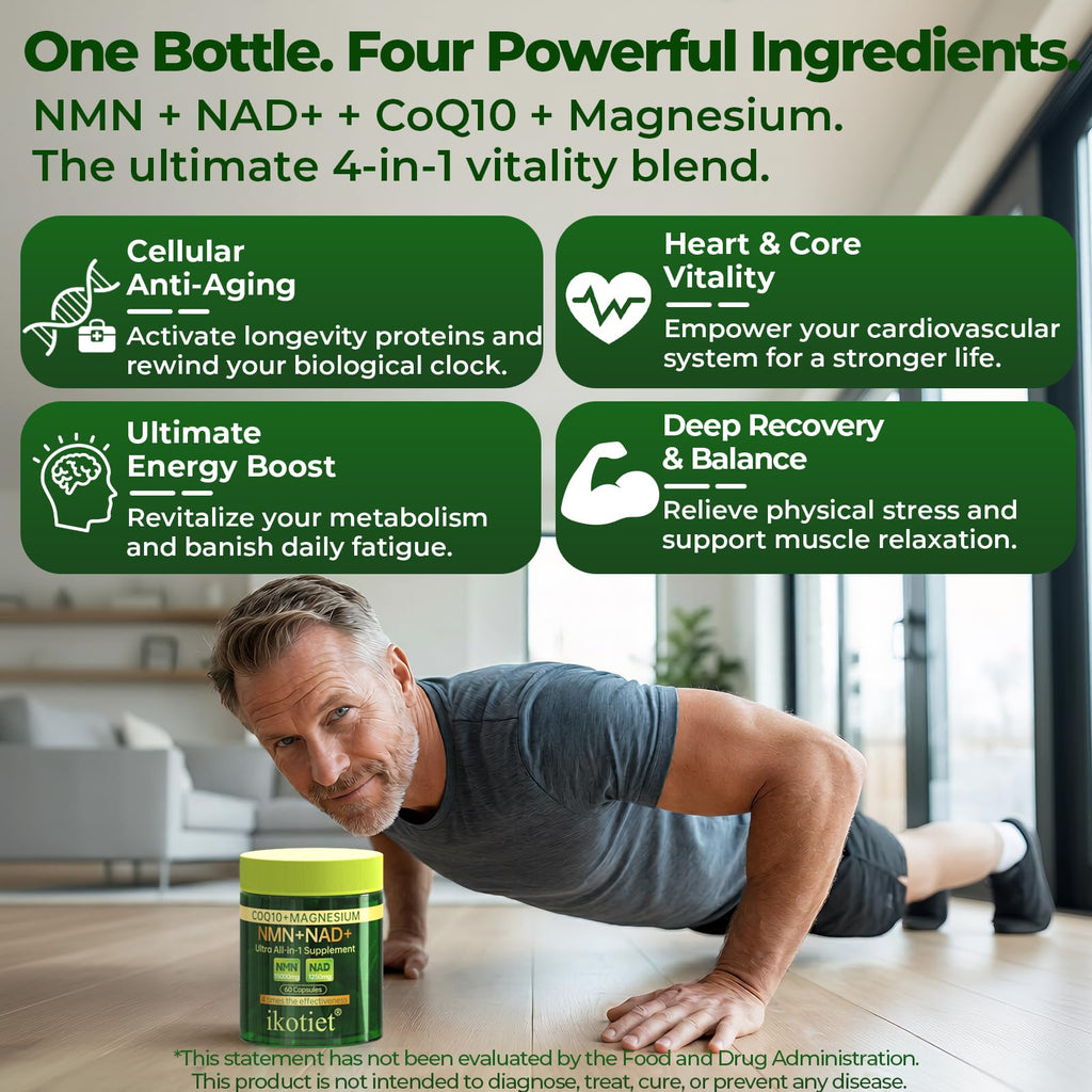 Natural energy support with CoQ10