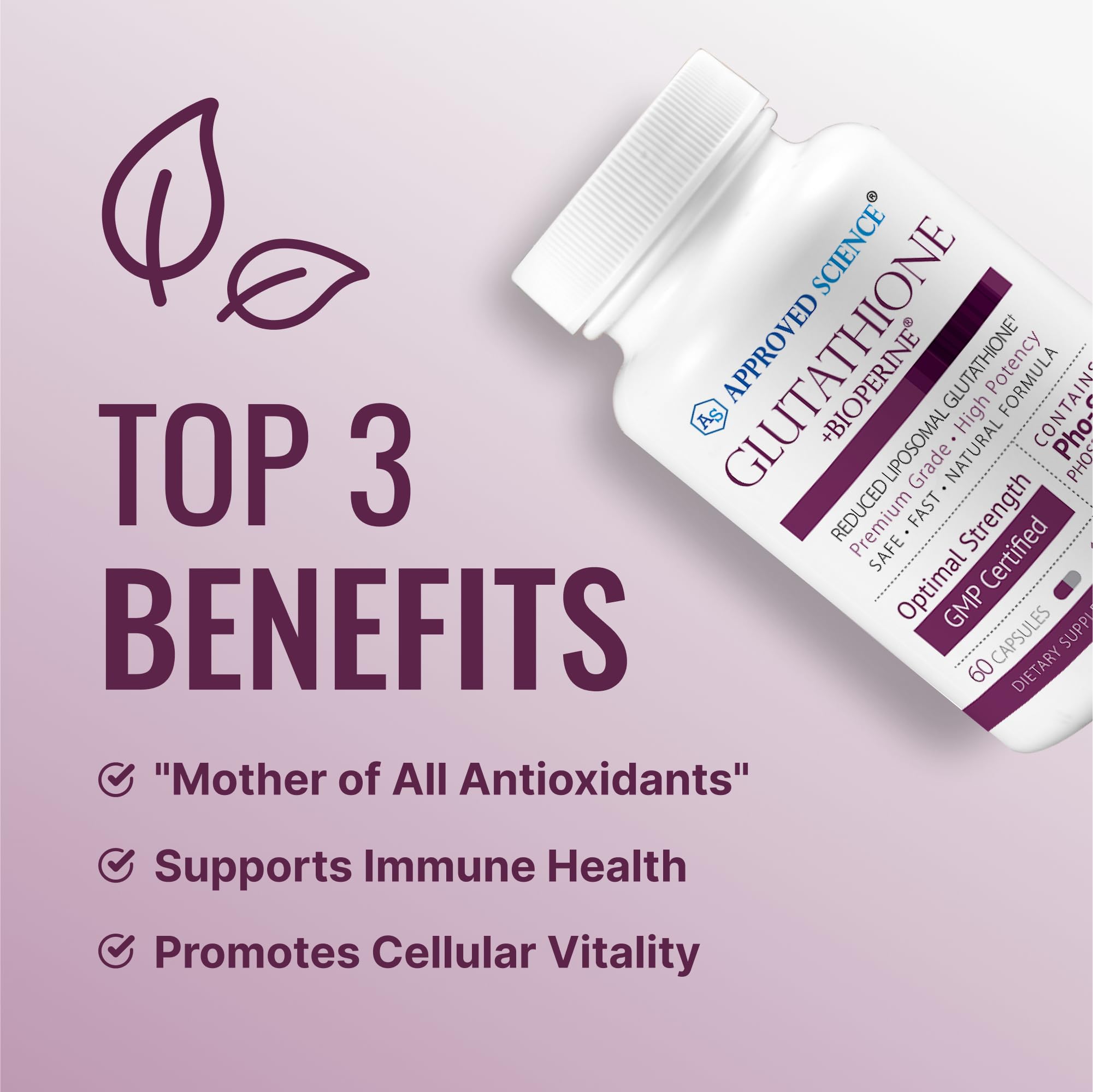 Natural energy support with glutathione