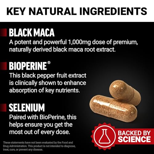 Natural energy support with Maca root