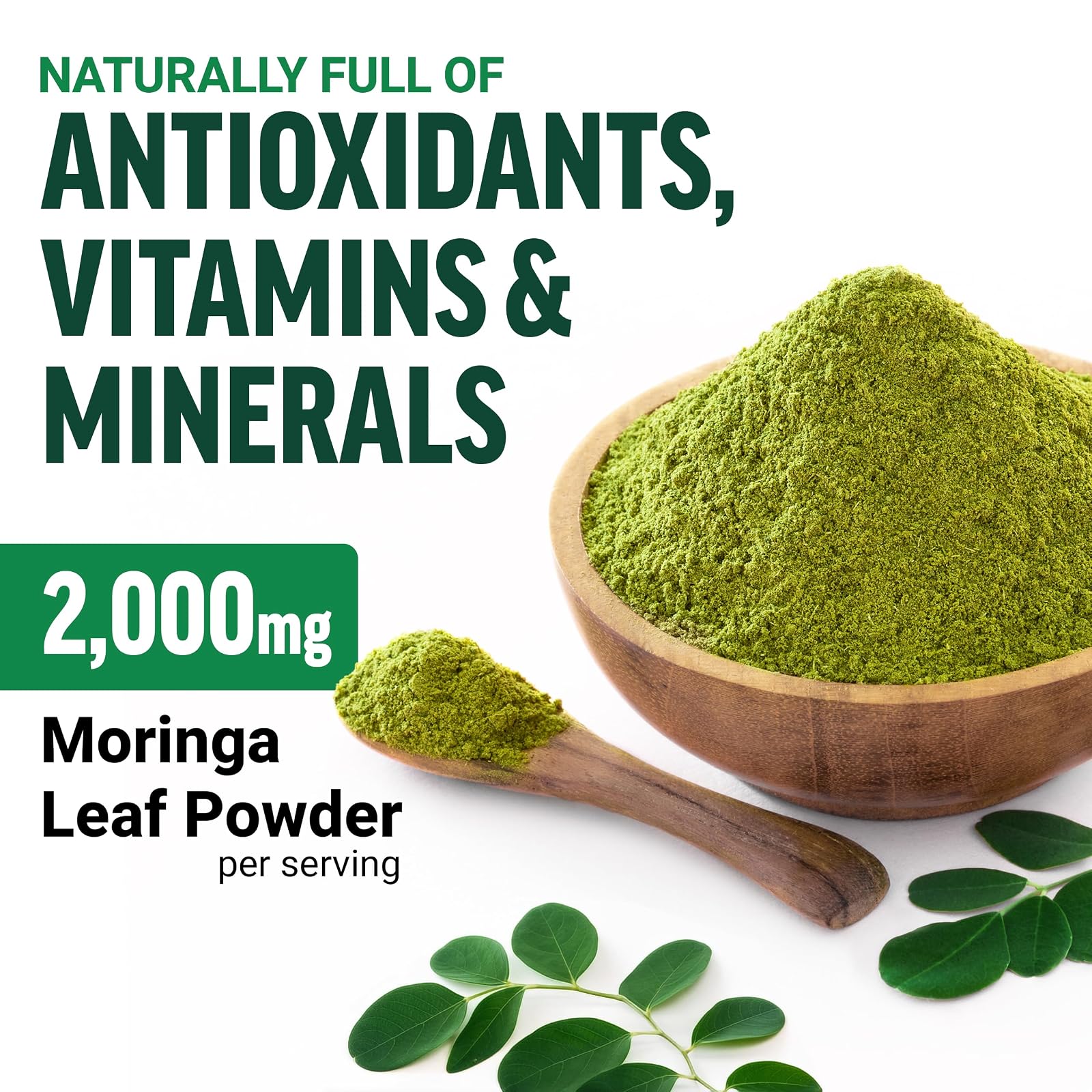 Natural energy support with Moringa