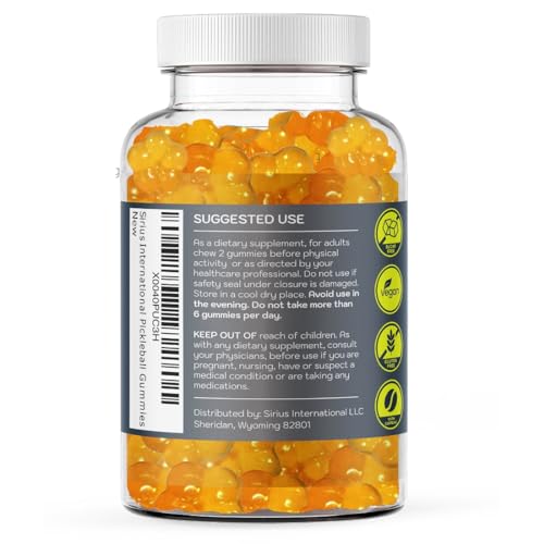 Natural energy support with Pickleball gummies
