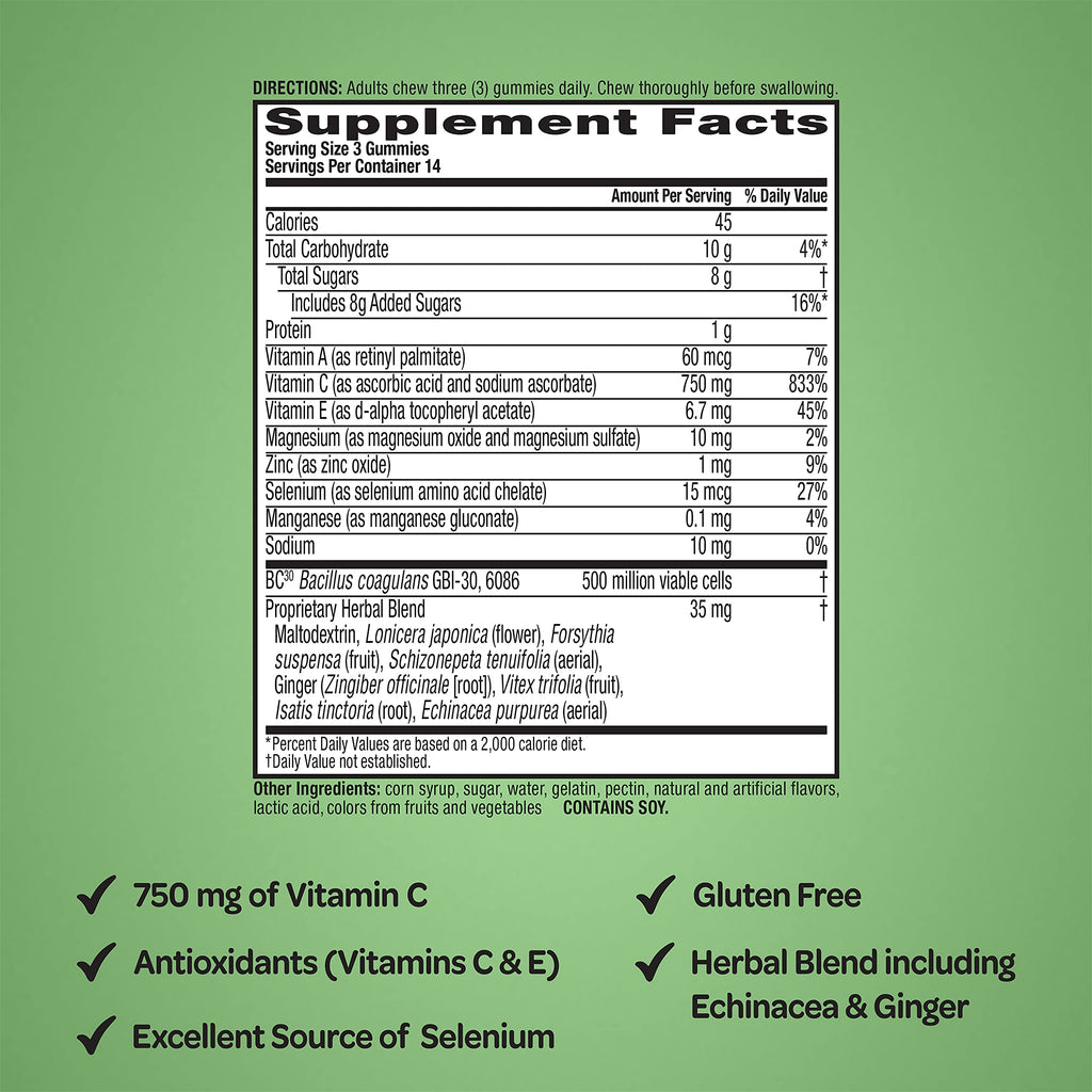Natural energy support with probiotics