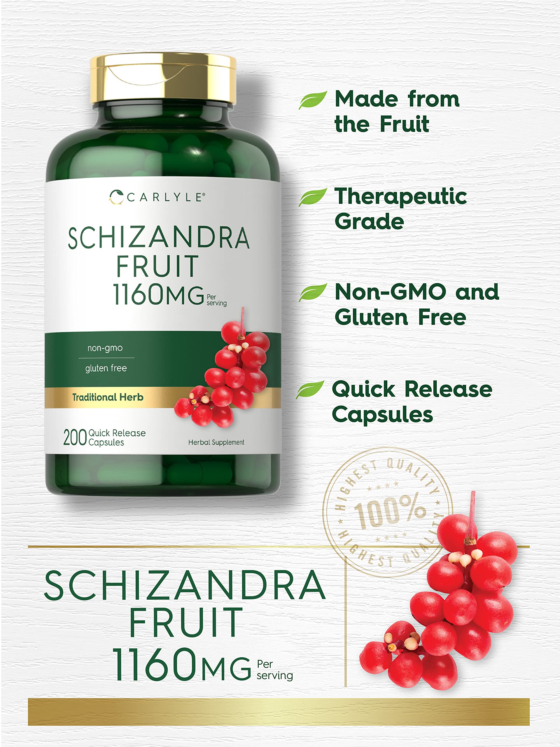 Natural energy support with Schisandra