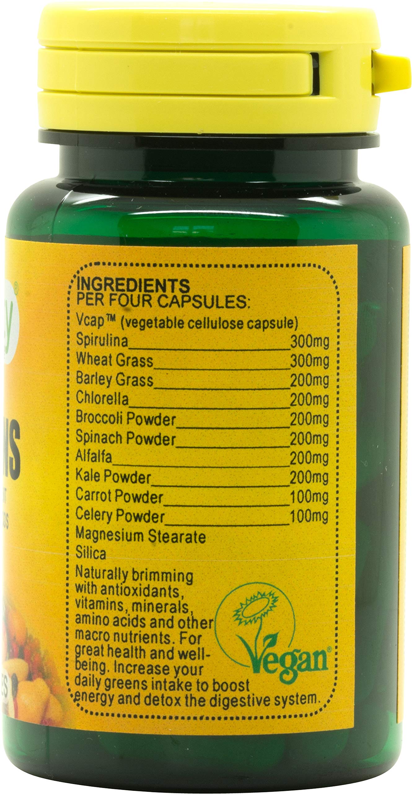 natural energy support with SuperGreens