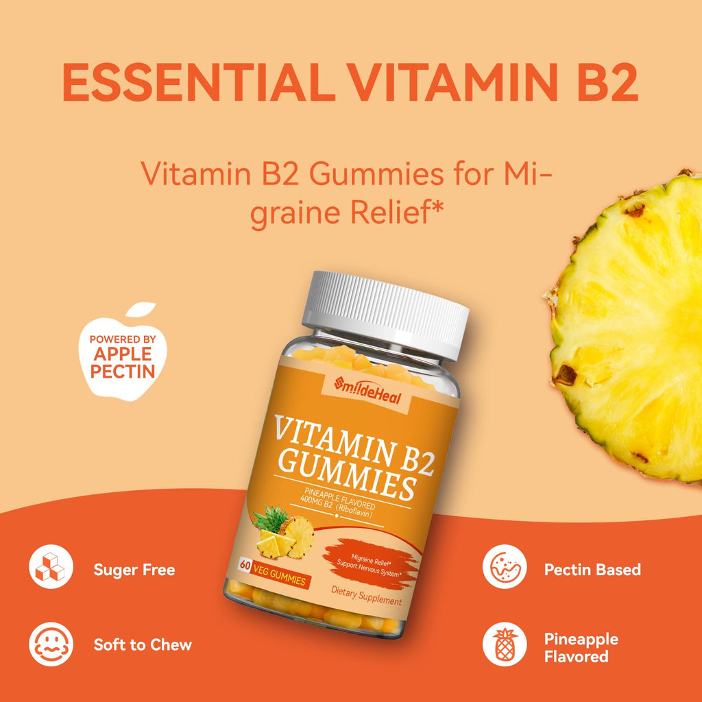 Natural energy support with Vitamin B2