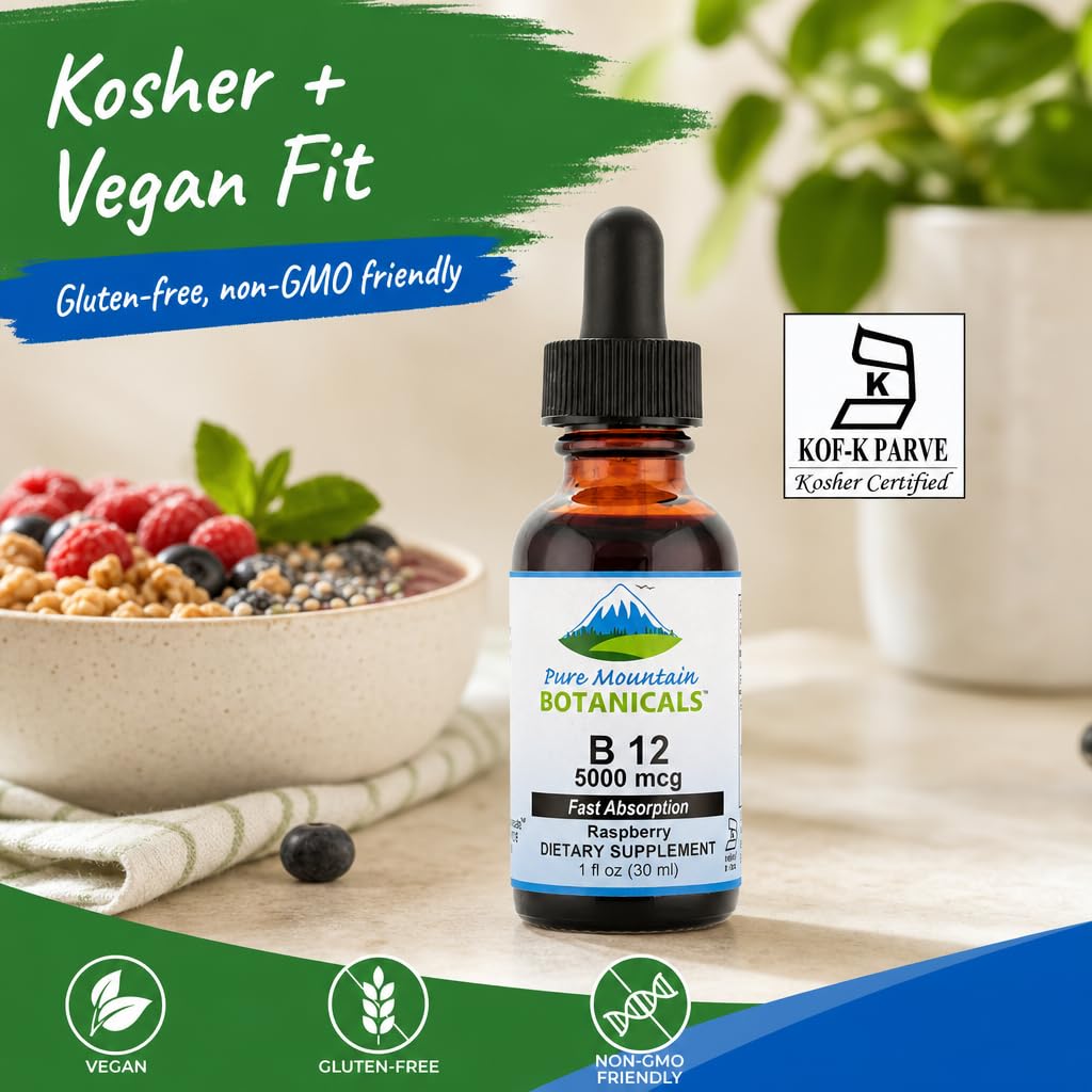 natural energy with B12 liquid drops