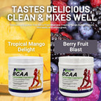 Natural energy with BCAA powder
