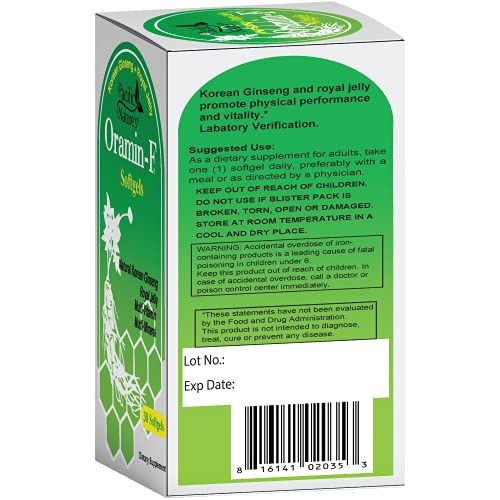 Natural energy with Oramin F ginseng