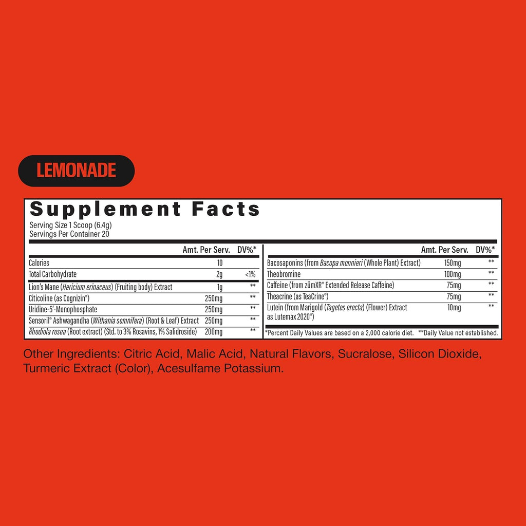 Natural energy with RAW nootropic pre workout