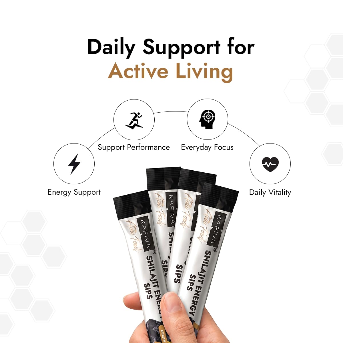 Natural energy with shilajit honey sticks