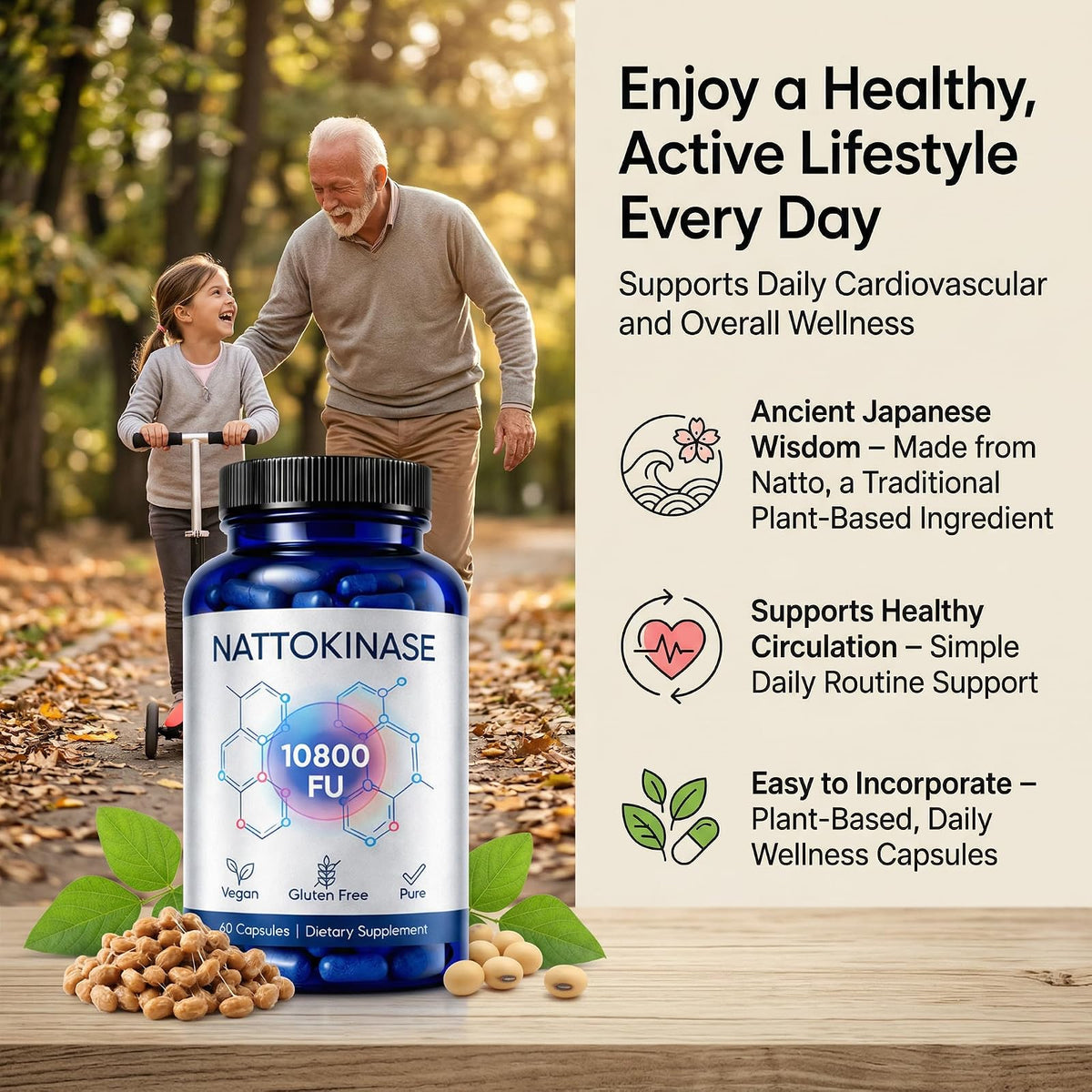 Natural enzyme for blood circulation