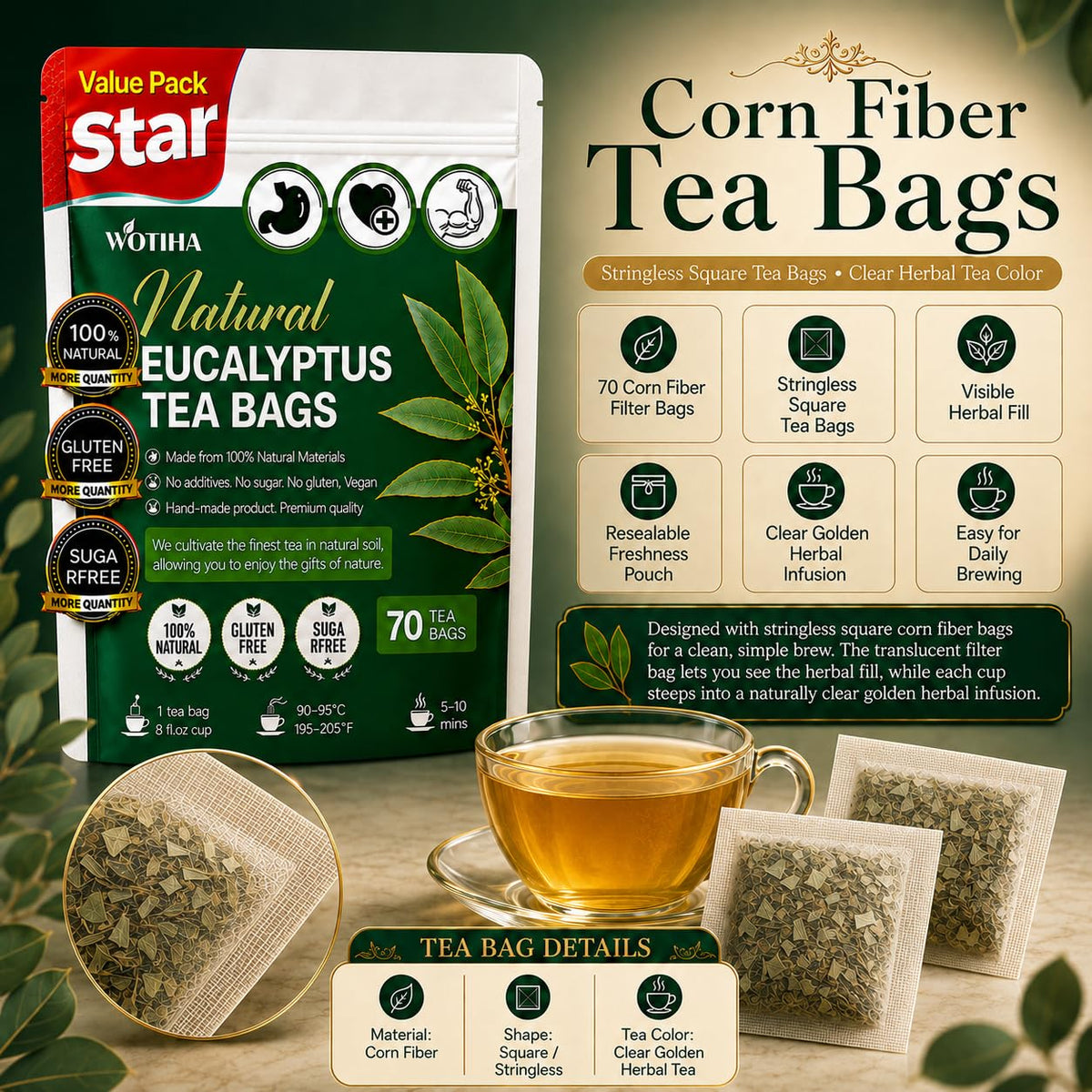 natural eucalyptus tea for relaxation
