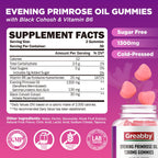 Natural evening primrose oil supplement